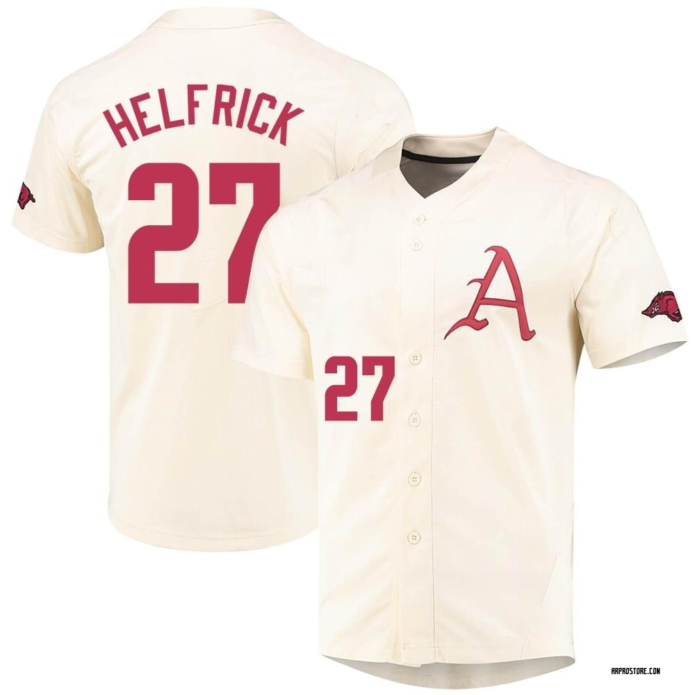 Men's Ryder Helfrick Arkansas Razorbacks Replica Vapor Untouchable Full ...